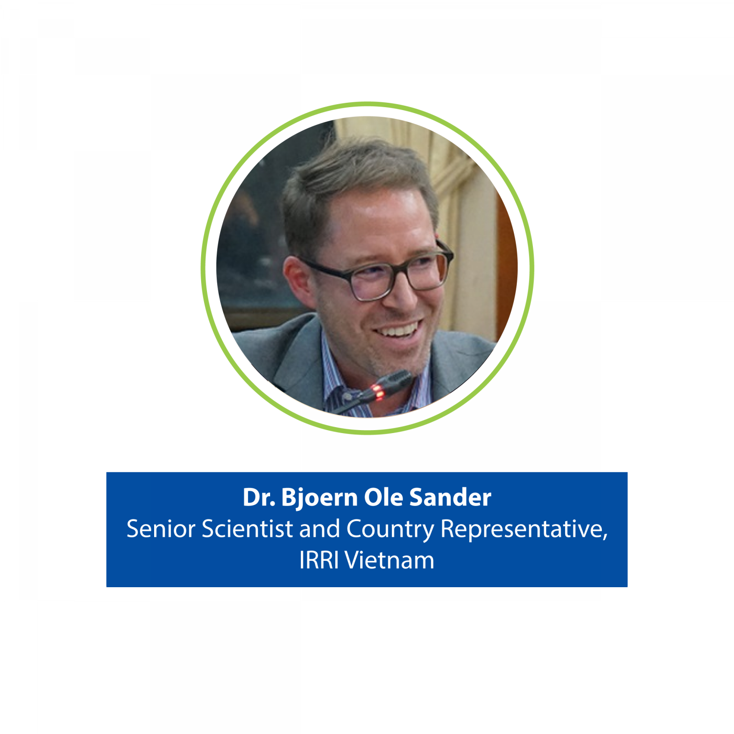 Dr. Bjoern Ole Sander – AGRITECHNICA ASIA