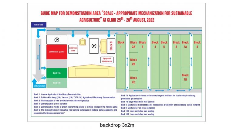 Demonstration Guide map – AGRITECHNICA ASIA